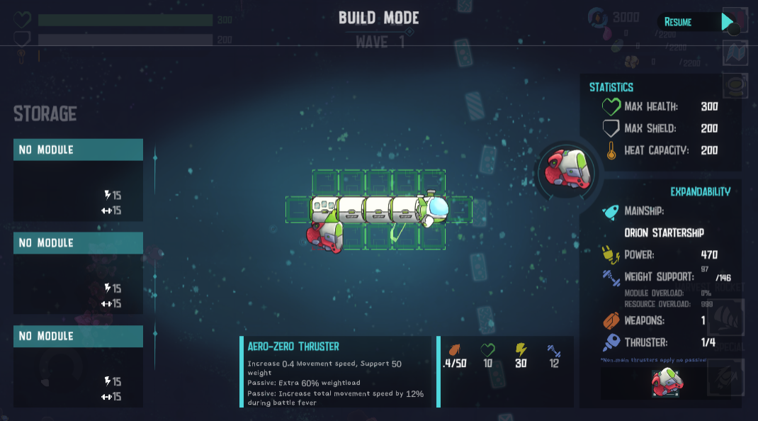 Starship Scramble devlog