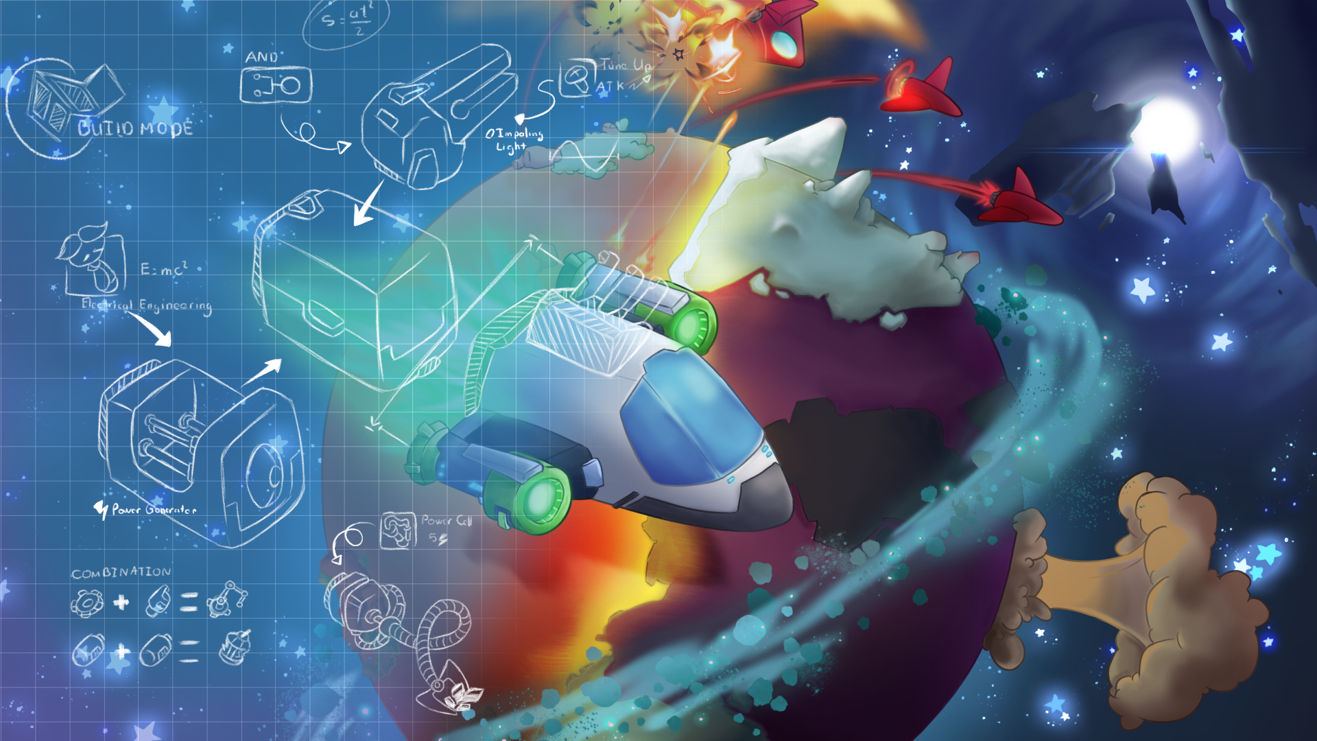 Starship Scramble devlog